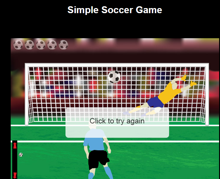 Simple Soccer Game using JavaScript with Source Code | SourceCodester Simple Soccer Game using JavaScript with Source Code | SourceCodester